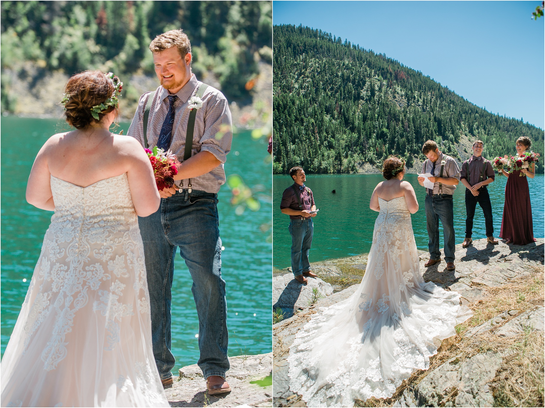 Abby + Austin :: McDonald Lake Elopement in St Ignatius Montana ...
