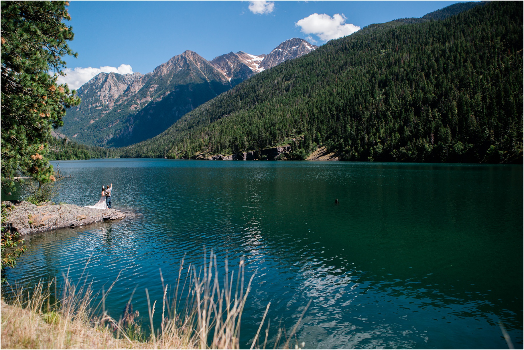 Abby + Austin :: McDonald Lake Elopement in St Ignatius Montana ...