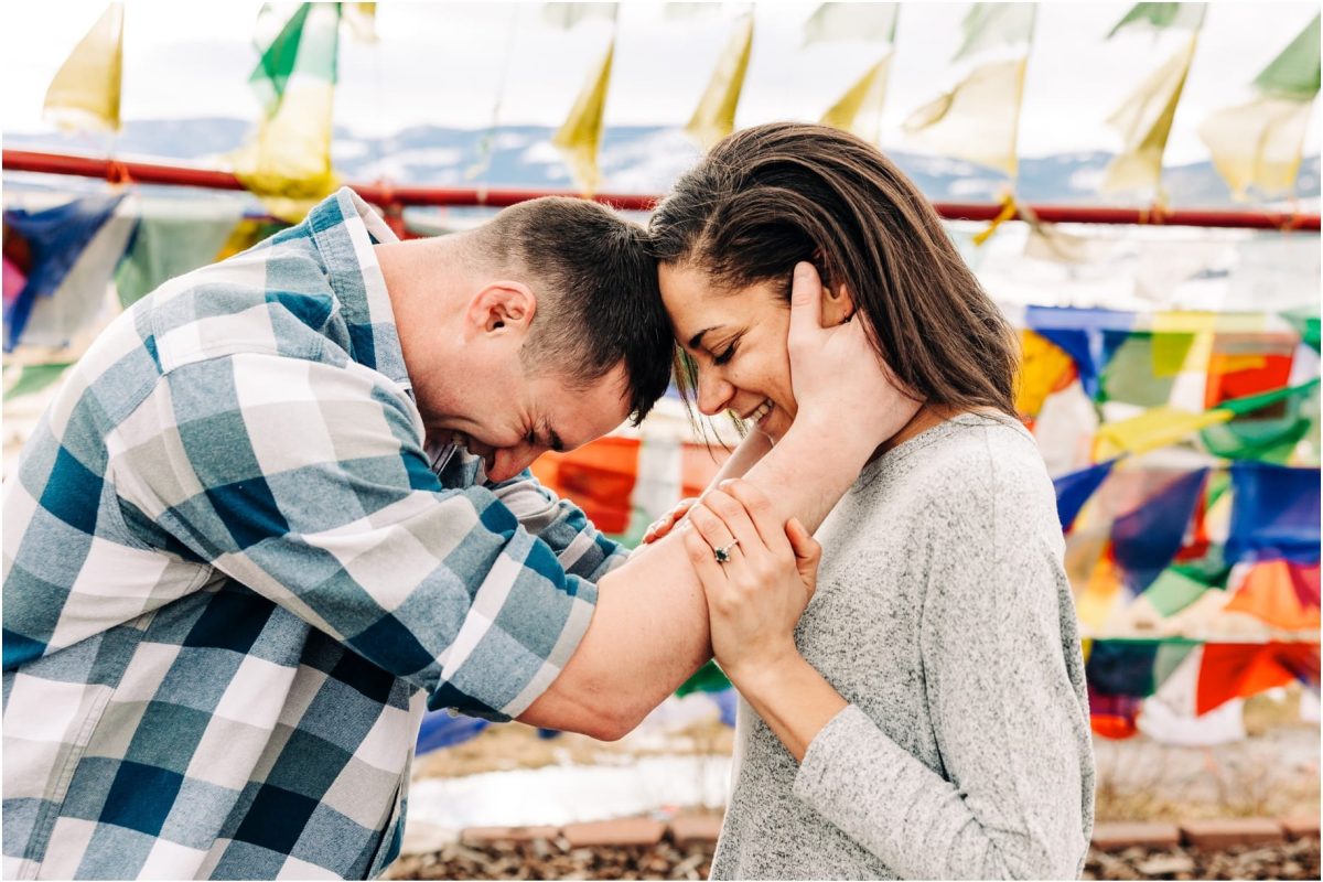 Ashley + Nick :: Garden of One Thousand Buddhas Engagement - Kristine ...