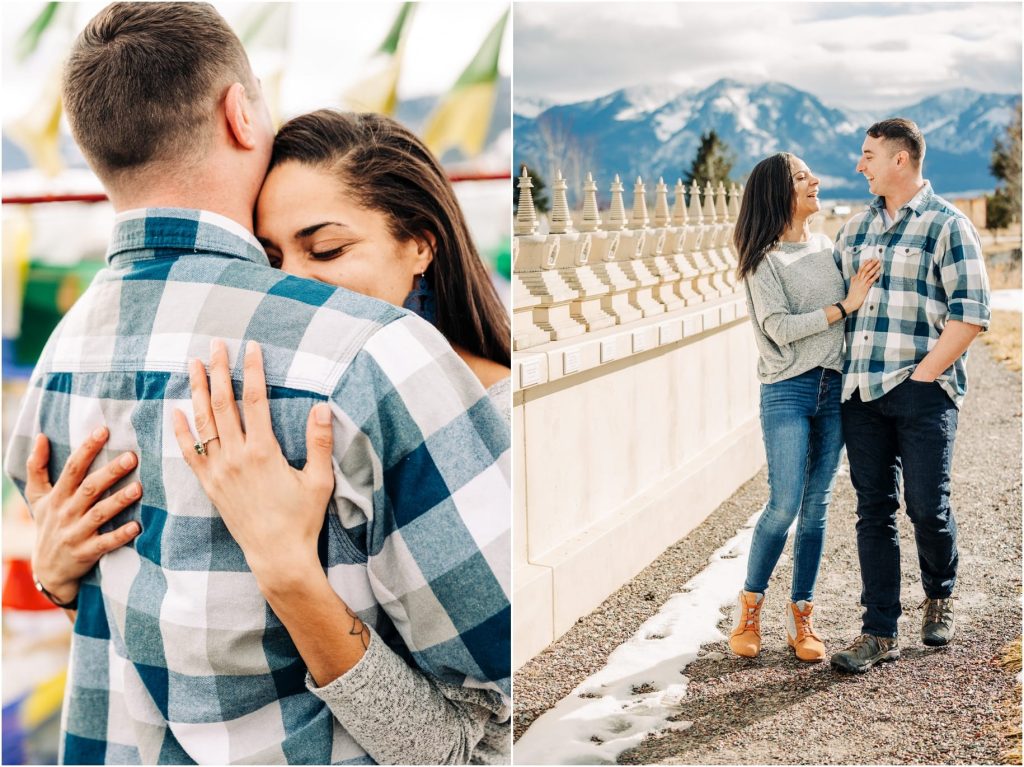 Ashley + Nick :: Garden of One Thousand Buddhas Engagement - Kristine ...
