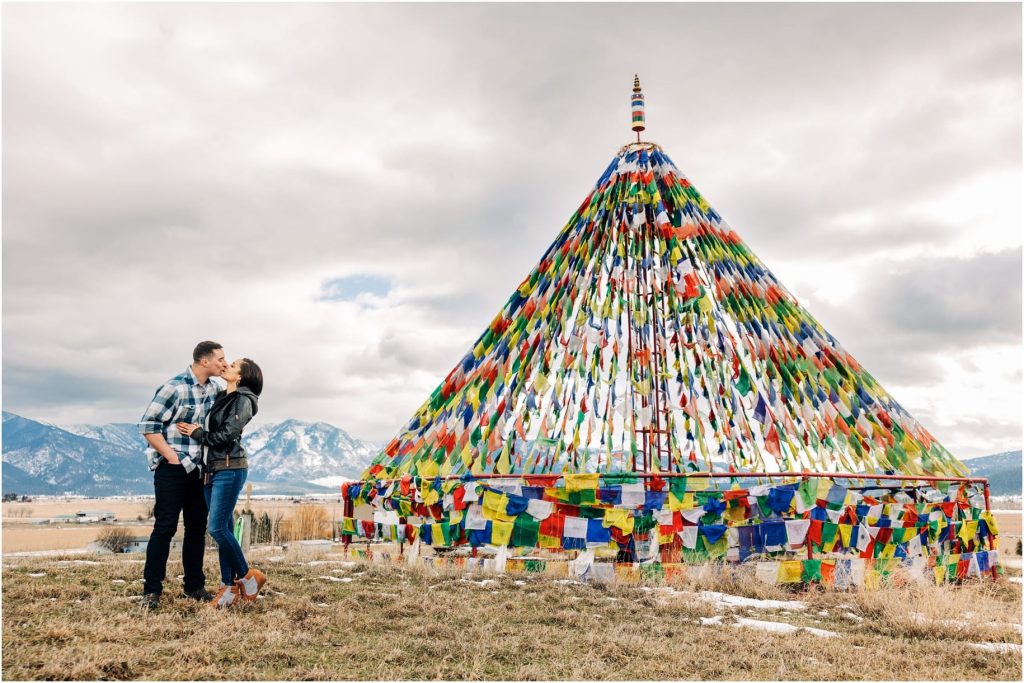Ashley + Nick :: Garden of One Thousand Buddhas Engagement - Kristine ...